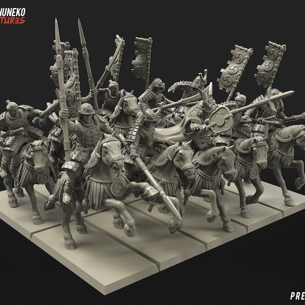 28mm Samurai Cavalry Miniature - Etsy UK