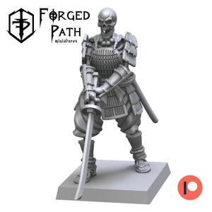 Samurai Skeleton Infantry Unit | Samurai Miniature | Wargaming Fantasy ...