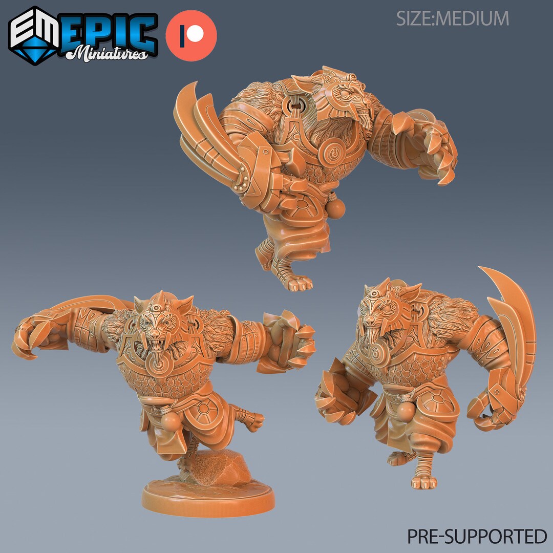 Armored Beast 28mm Scale Dungeons and Dragons Miniatures for Tabletop ...