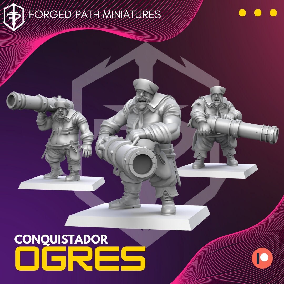 Ogre With Cannon Heavy Weapon | Dungeons and Dragons Pathfinder RPG ...