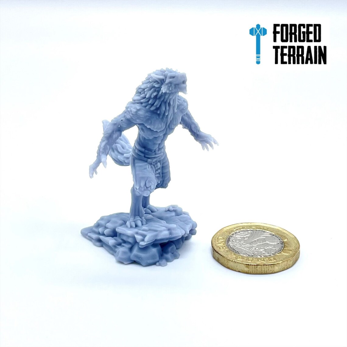 Werewolf 28mm Scale Dungeons and Dragons Miniatures for - Etsy