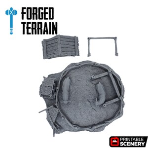 Oxen Enclosure, Farm Village Setting Animals and Accessories, Fantasy ...