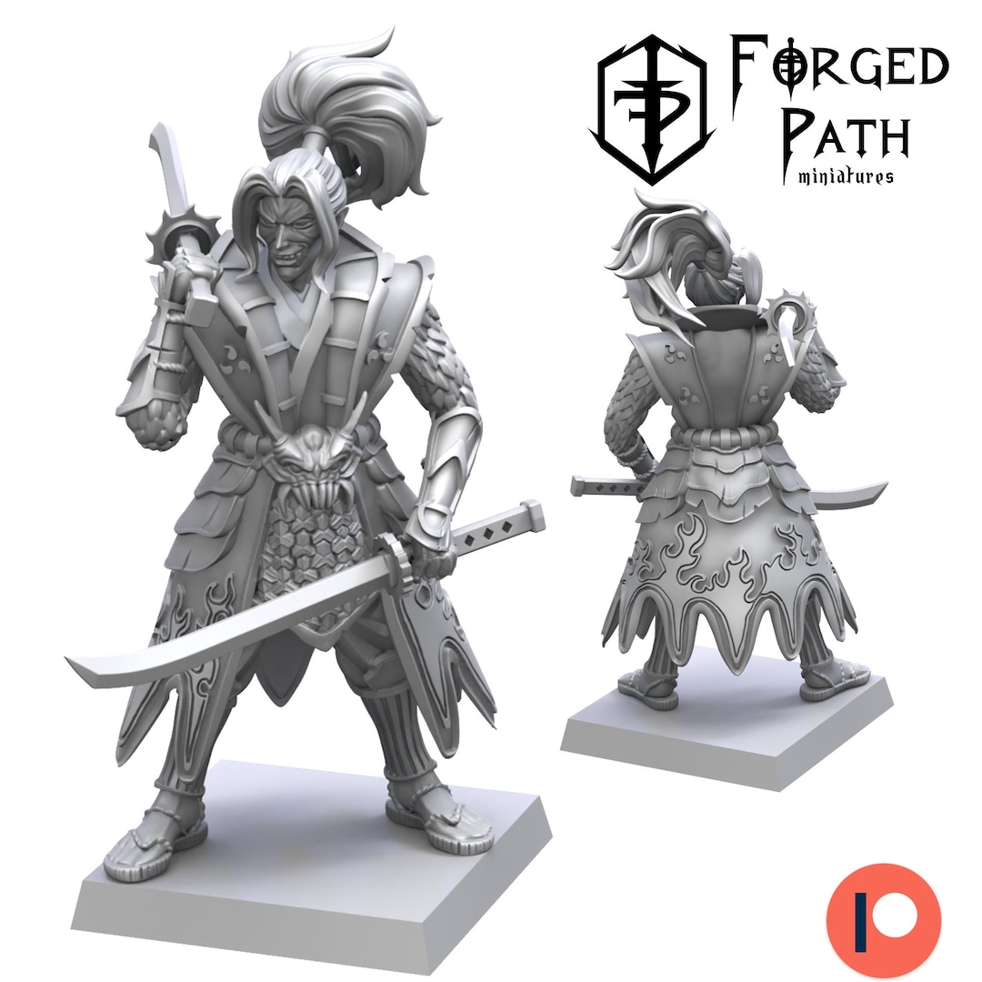 Vampire Daimyo | Samurai Miniatures | Feudal Lord | Wargaming Fantasy ...