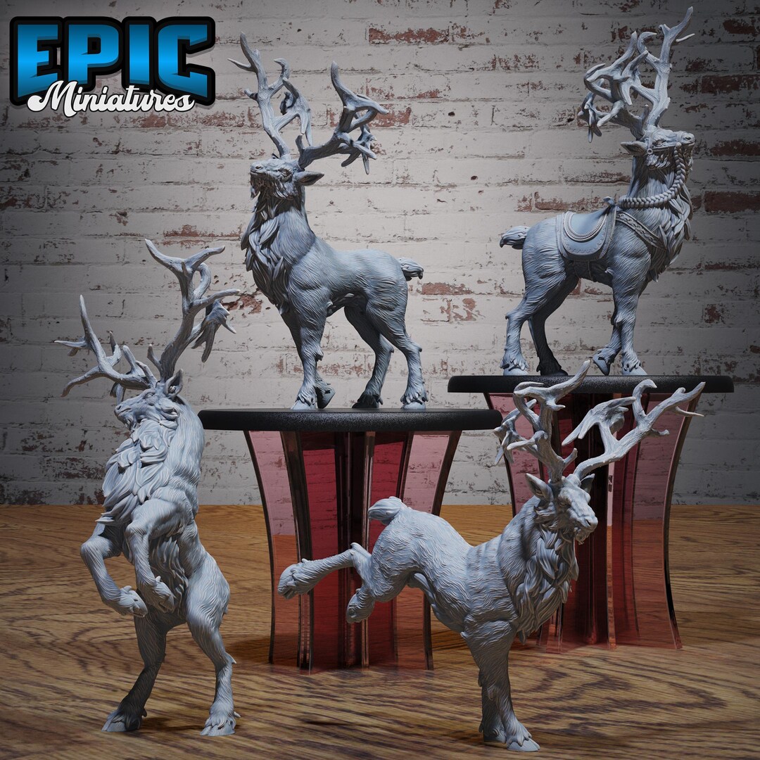 Deer King | Ancient Nature Epic Miniatures | 28mm Scale Tabletop ...