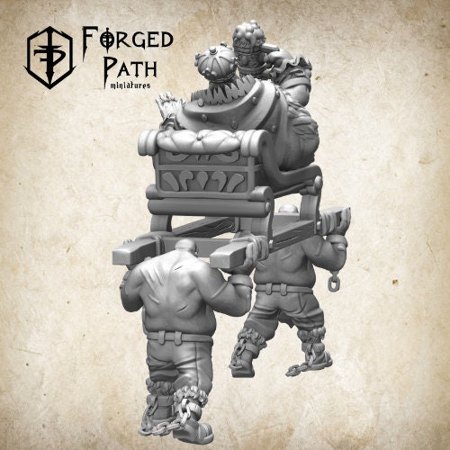 Ogre King on Palanquin Dungeons and Dragons Pathfinder RPG - Etsy