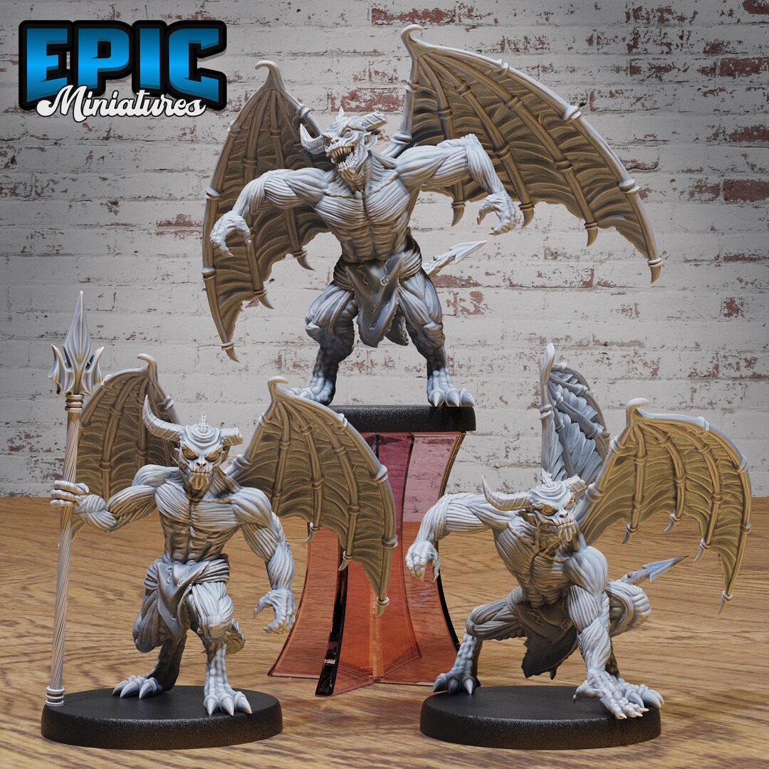 Devil Minion 28mm D&D Miniatures Dungeons and Dragons Miniatures DND ...