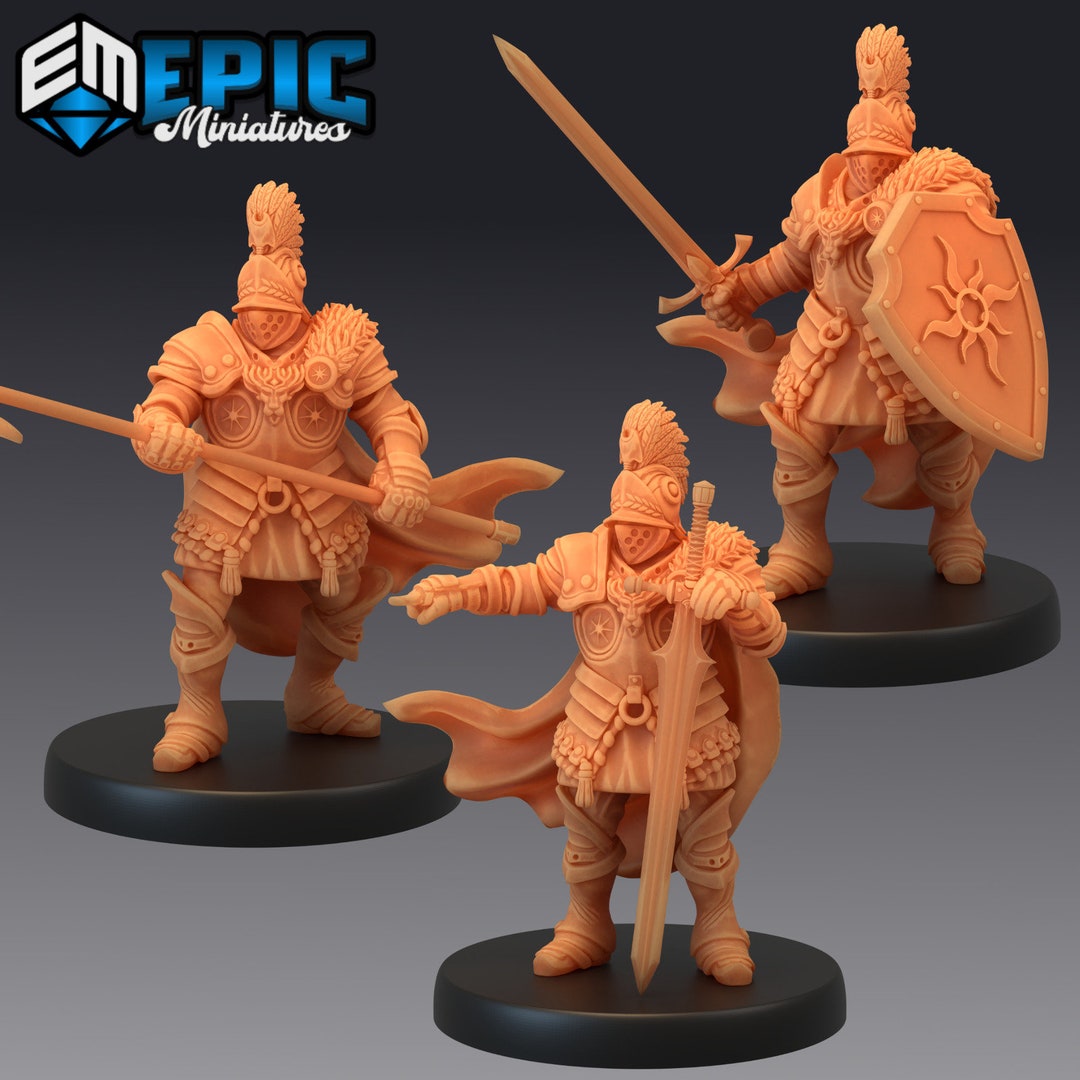 Castle Knight | 28mm Scale Dungeons and Dragons Miniatures for Tabletop ...