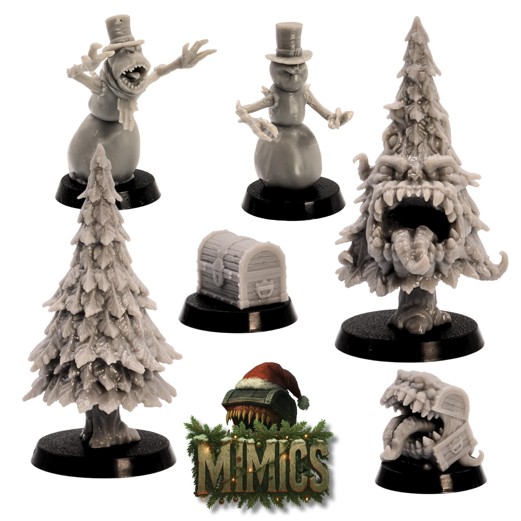 Christmas Dnd Starter Set – 13 Fantasy Resin Miniatures | Holiday RPG ...