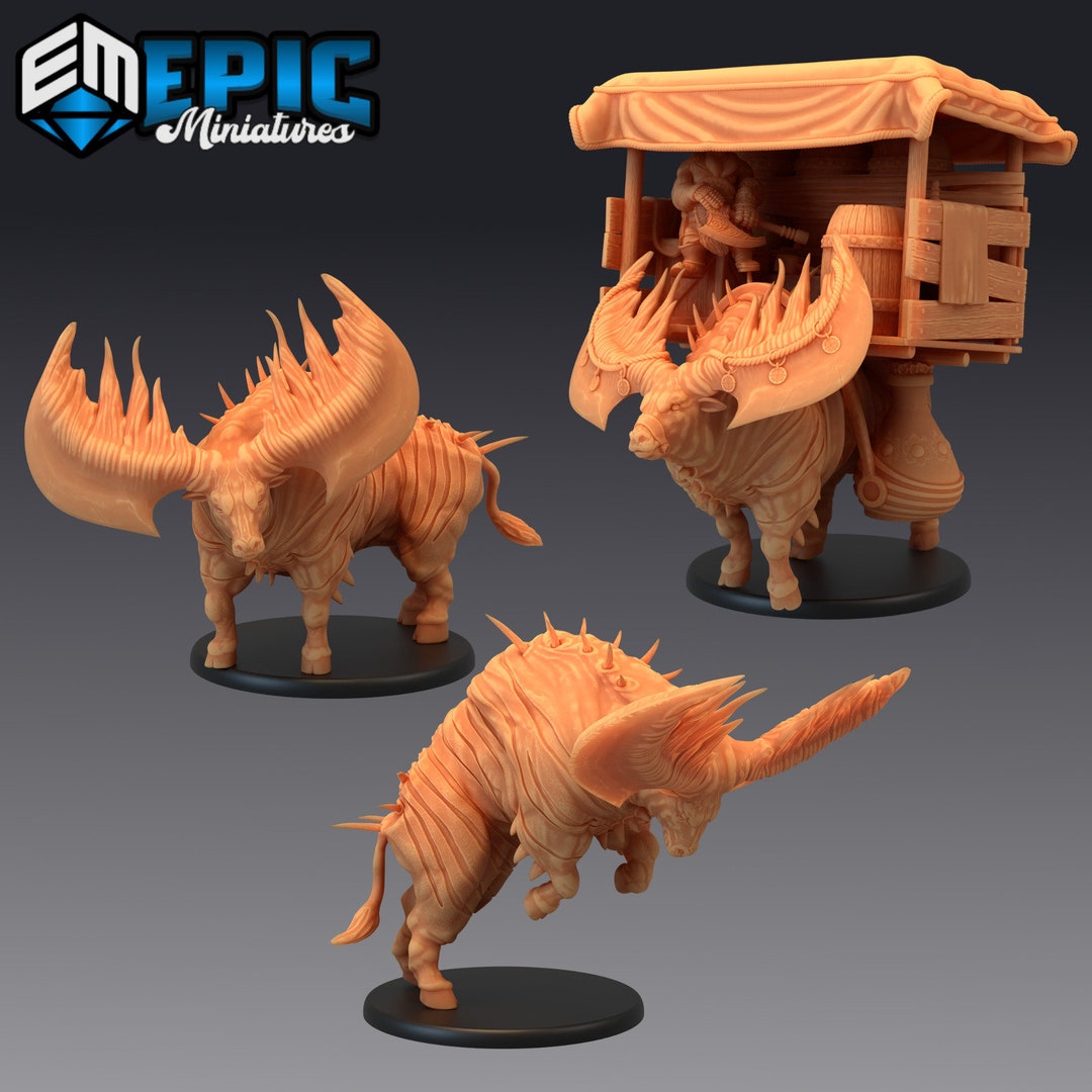 Epic Bull | Epic Miniatures | 28mm Scale Dungeons and Dragons ...