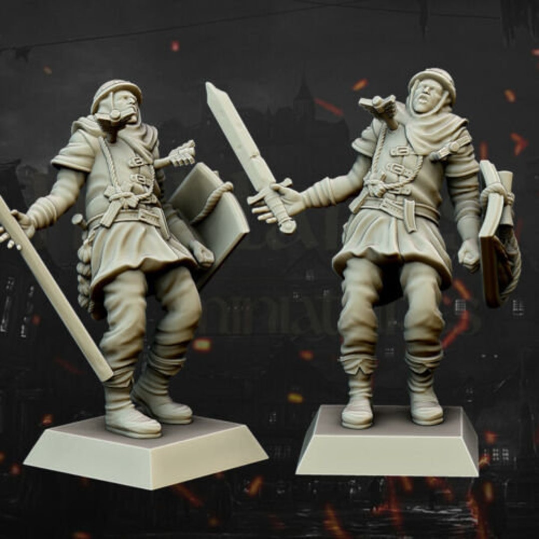 Medieval Knight | Tabletop Wargaming Role Play Fantasy DND Miniature ...