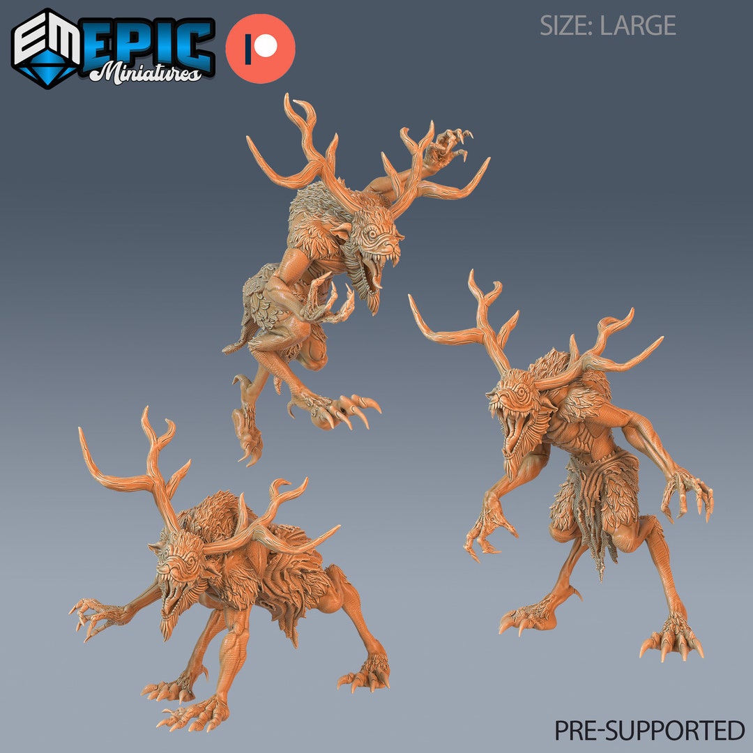 Wendigo | 28mm Scale Dungeons and Dragons Miniatures for Tabletop ...