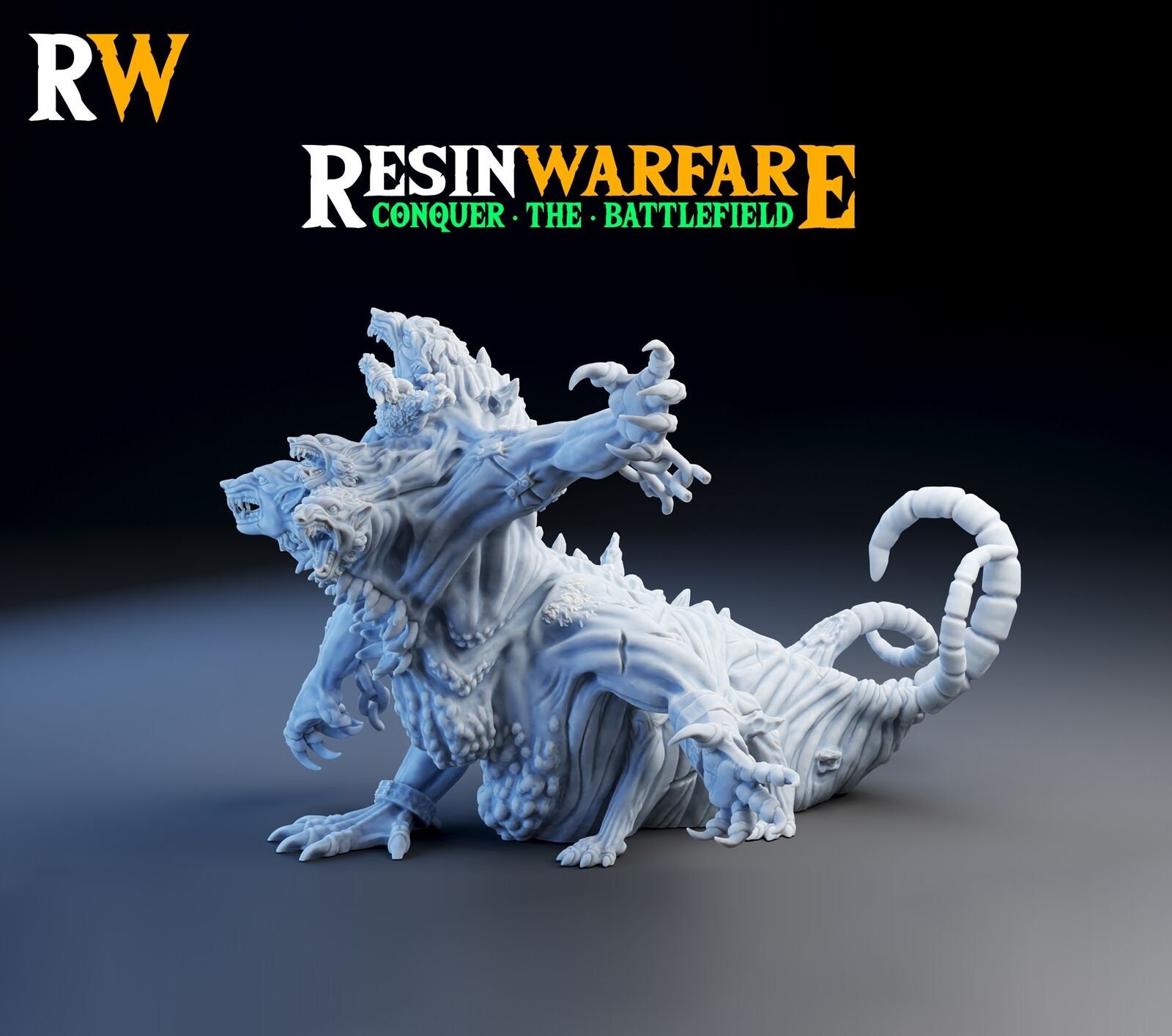 The Thing | D&D Miniatures | 32mm Resin Model Ratfolk Rat King ...