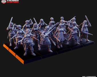 Elf Infantry Unit - Etsy