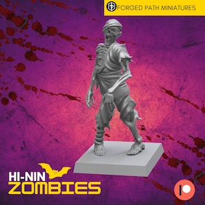 Skeleton Zombies Infantry Unit | Skeleton Samurai Miniatures ...
