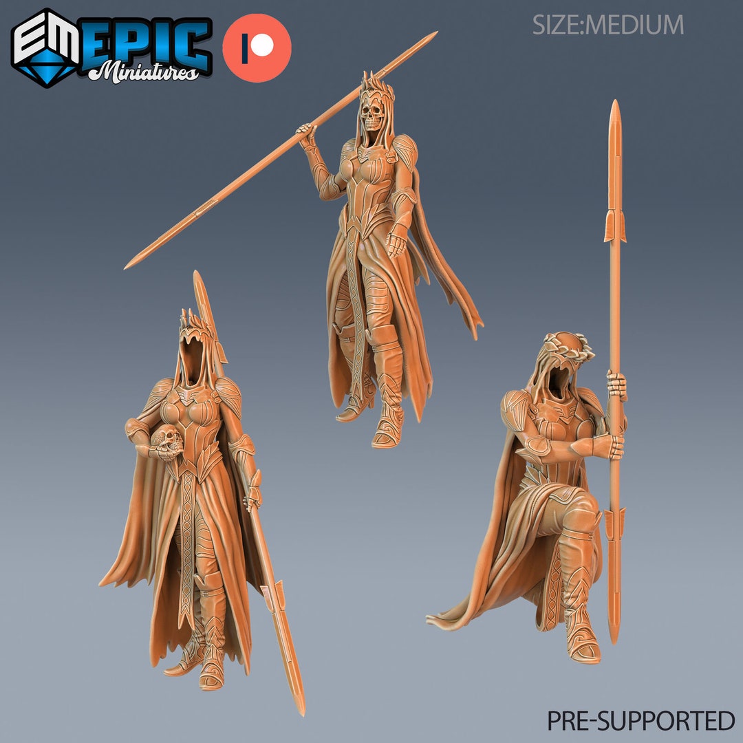 Wraith Female | 28mm Scale Dungeons and Dragons Miniatures for Tabletop ...