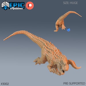 Epic Miniatures Carnotaurus | 28mm Scale Miniatures | Jurassic ...
