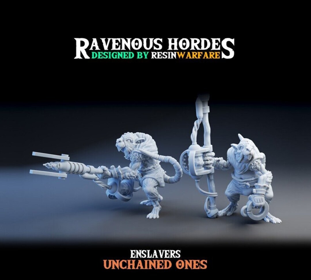 Enslavers | Ratmen Ratfolk Heavy Armor | Rodent Rat Vermin Warrior ...