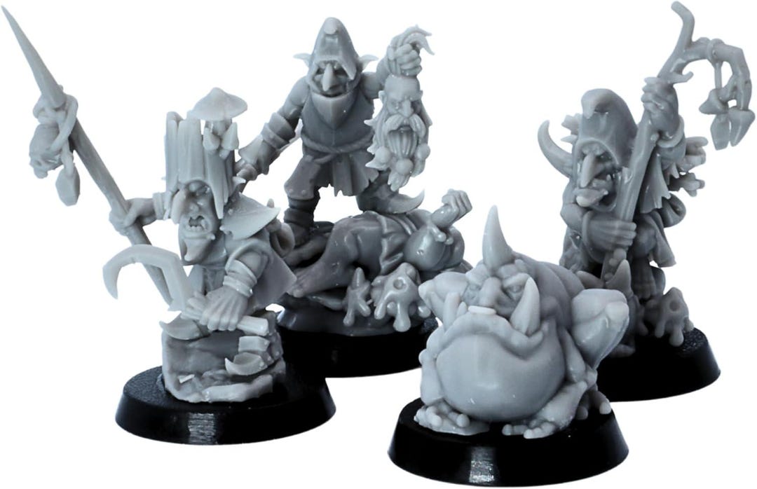 Goblin Characters Miniatures Set – 4 Fantasy Goblins for Tabletop Rpgs ...