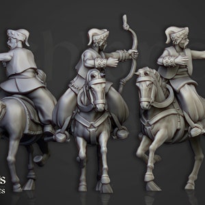 Cossacks Light Cavalry on Horse | Feudal Army | Tabletop Dnd Fantasy ...