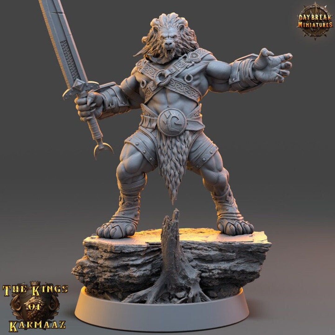 Daybreak Miniatures King Deepcut | 32mm Scale Miniatures | Kings of ...