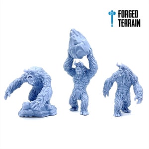 Yeti | 28mm Scale Dungeons and Dragons Miniatures for Tabletop Gaming ...