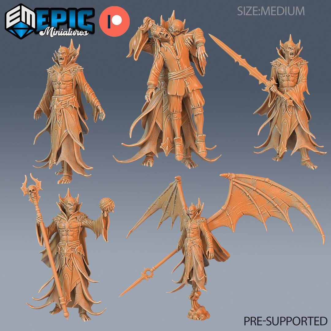 Epic Miniature Nosferatu | 28mm Scale Miniatures | Vampires Curse ...