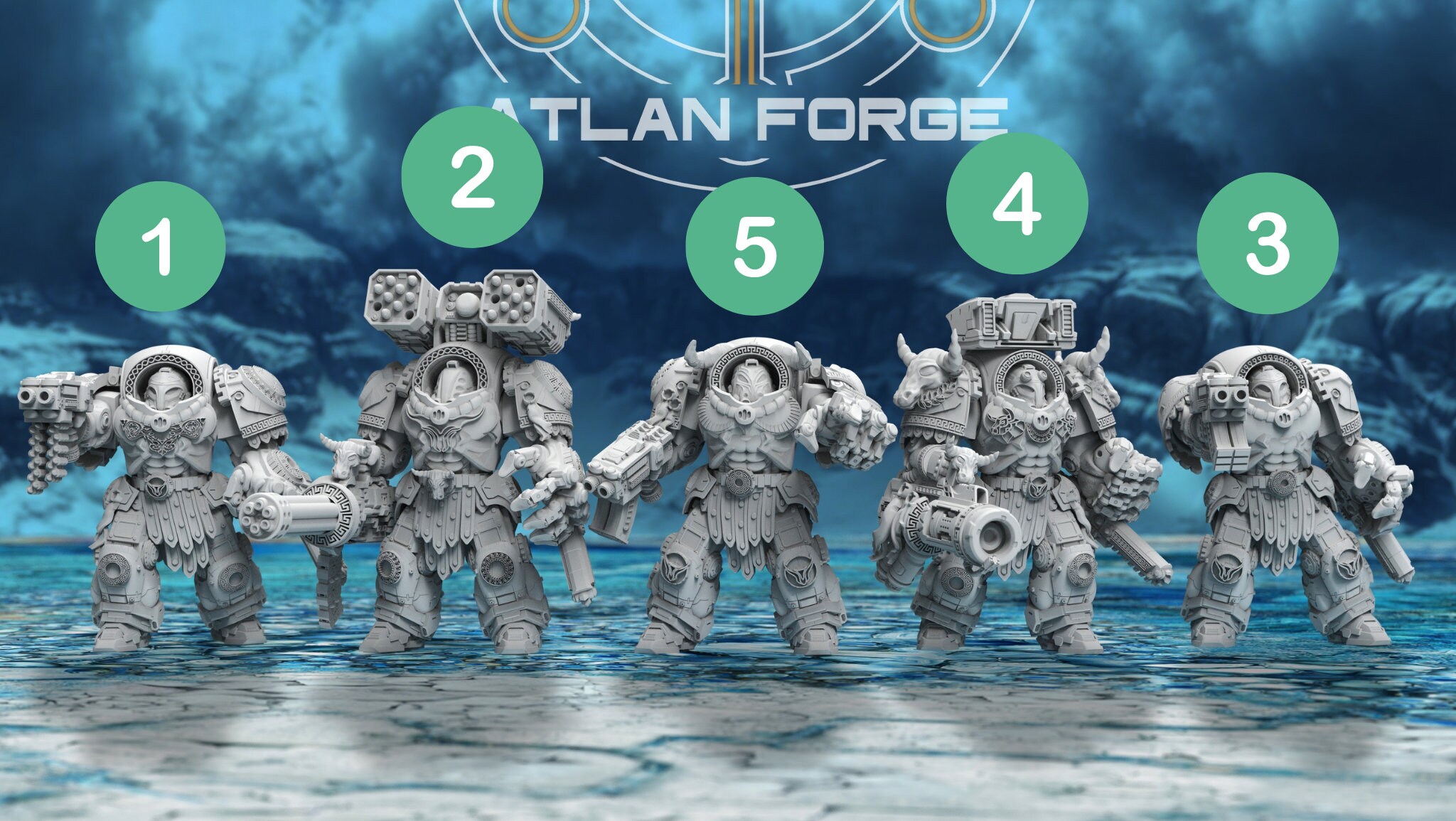 Minoan Myrmidon Atlan Forge 32mm Scale Wargaming Fantasy - Etsy UK