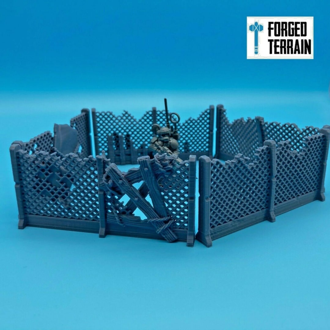 Barricades | Tabletop Wargaming | Wire Fences | RPG | Scatter Terrain ...