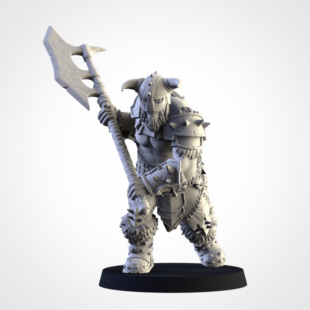 Thug Ogres Orc Ogre Khans Heavy Weapon Ogres 30mm Scale - Etsy