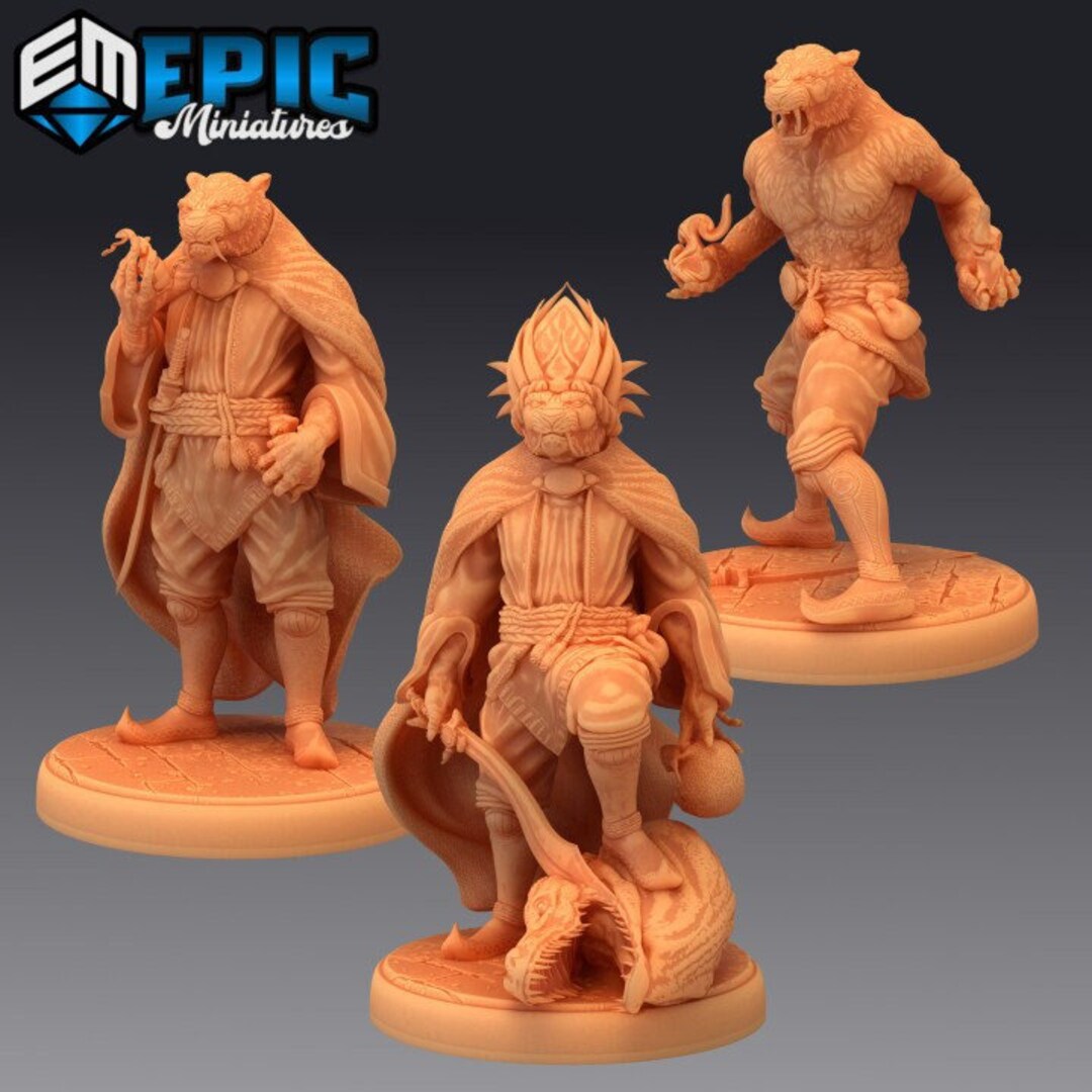 Epic Miniature Rakshasa | 28mm Scale Miniatures | Hour of Demons ...