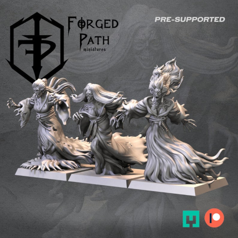 Geisha Shades Undead Vampire Tabletop Wargaming Fantasy - Etsy