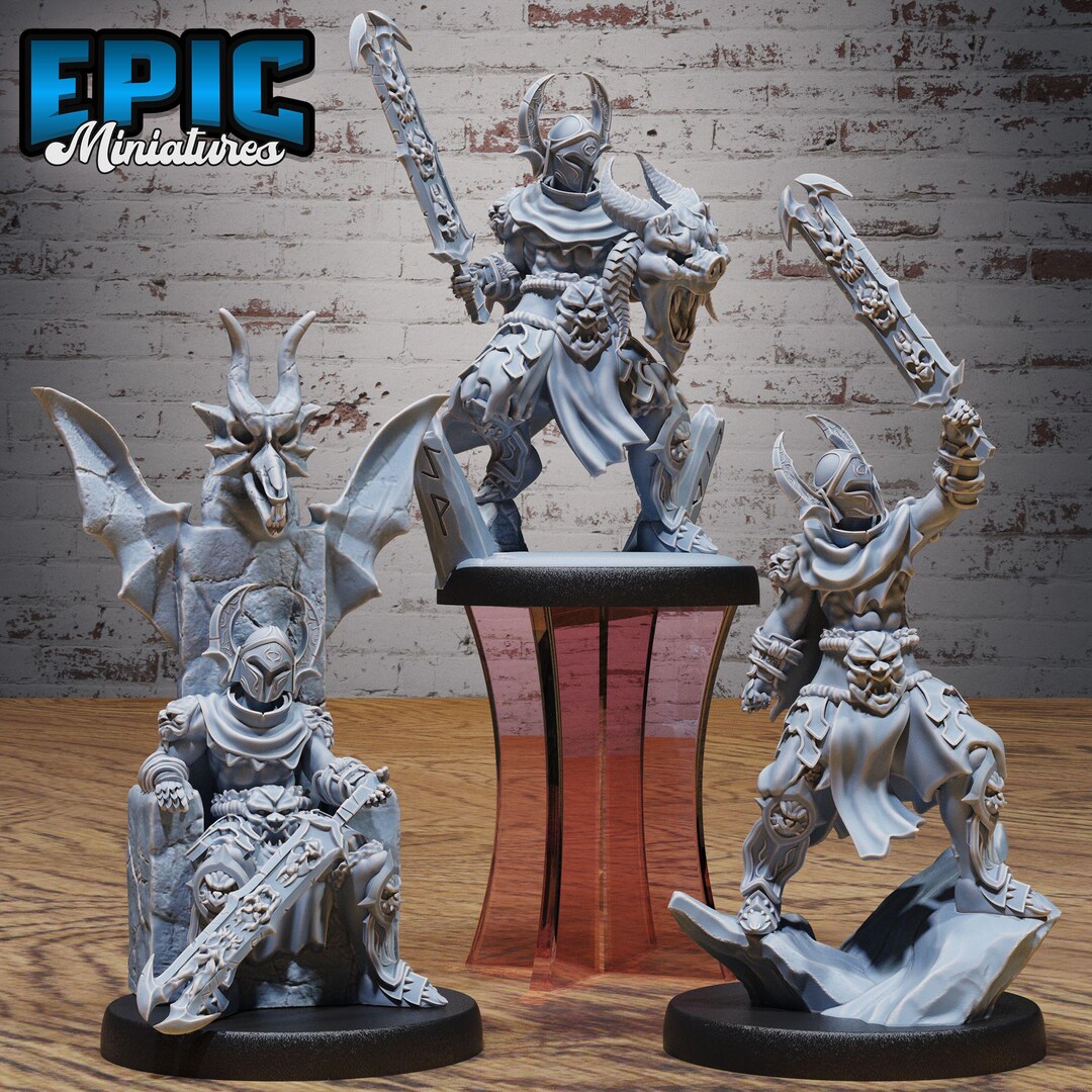 Oath Breaker – 28mm Demon Warrior Miniature | Epic Miniatures | Demons ...