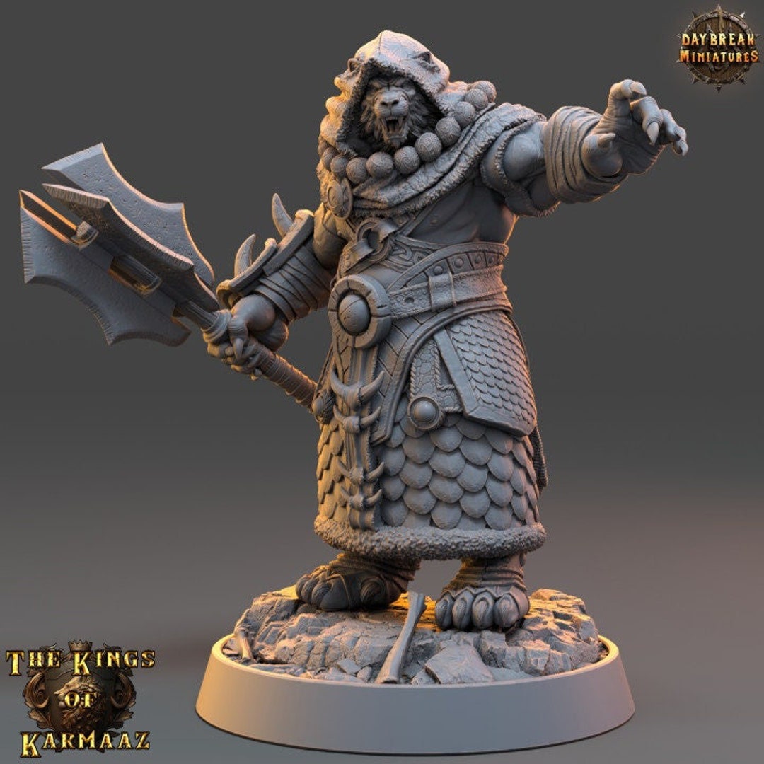 Daybreak Miniatures King Dawntredder | 32mm Scale Miniatures | Kings of ...