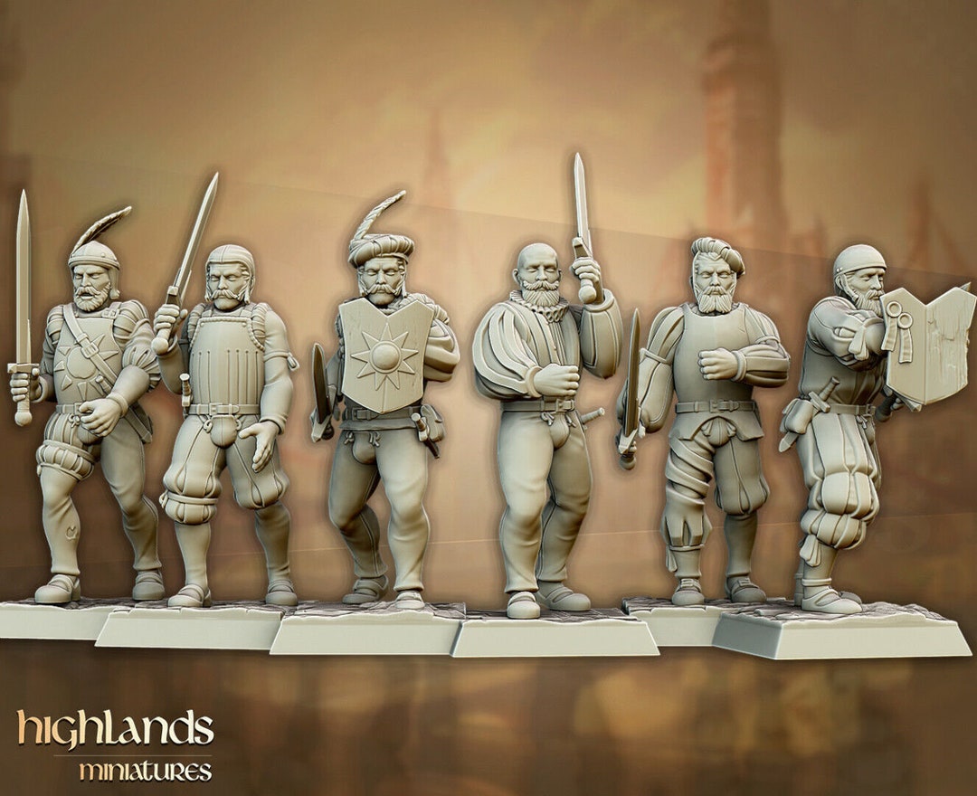 Sunland Imperial Swordsmen | Feudal Army | Tabletop Dnd Fantasy RPG ...