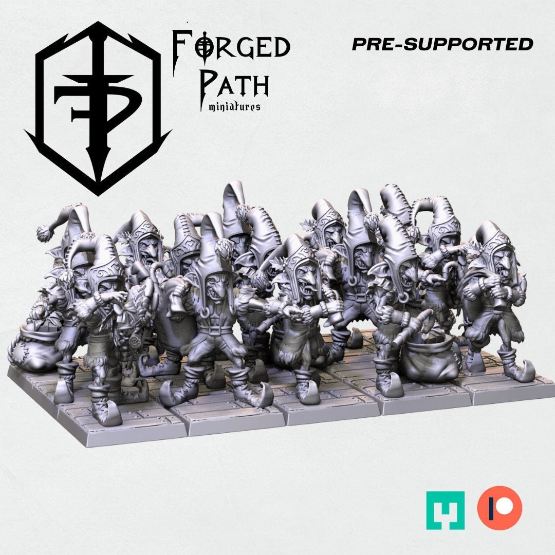 Christmas Goblins | Santa Goblin Elf | Tabletop Wargaming RPG D&D ...