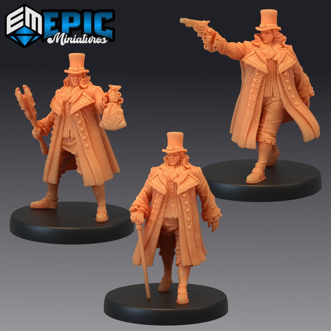 Epic Miniatures Baron Gregory 28mm Scale Miniatures City of Dreams ...
