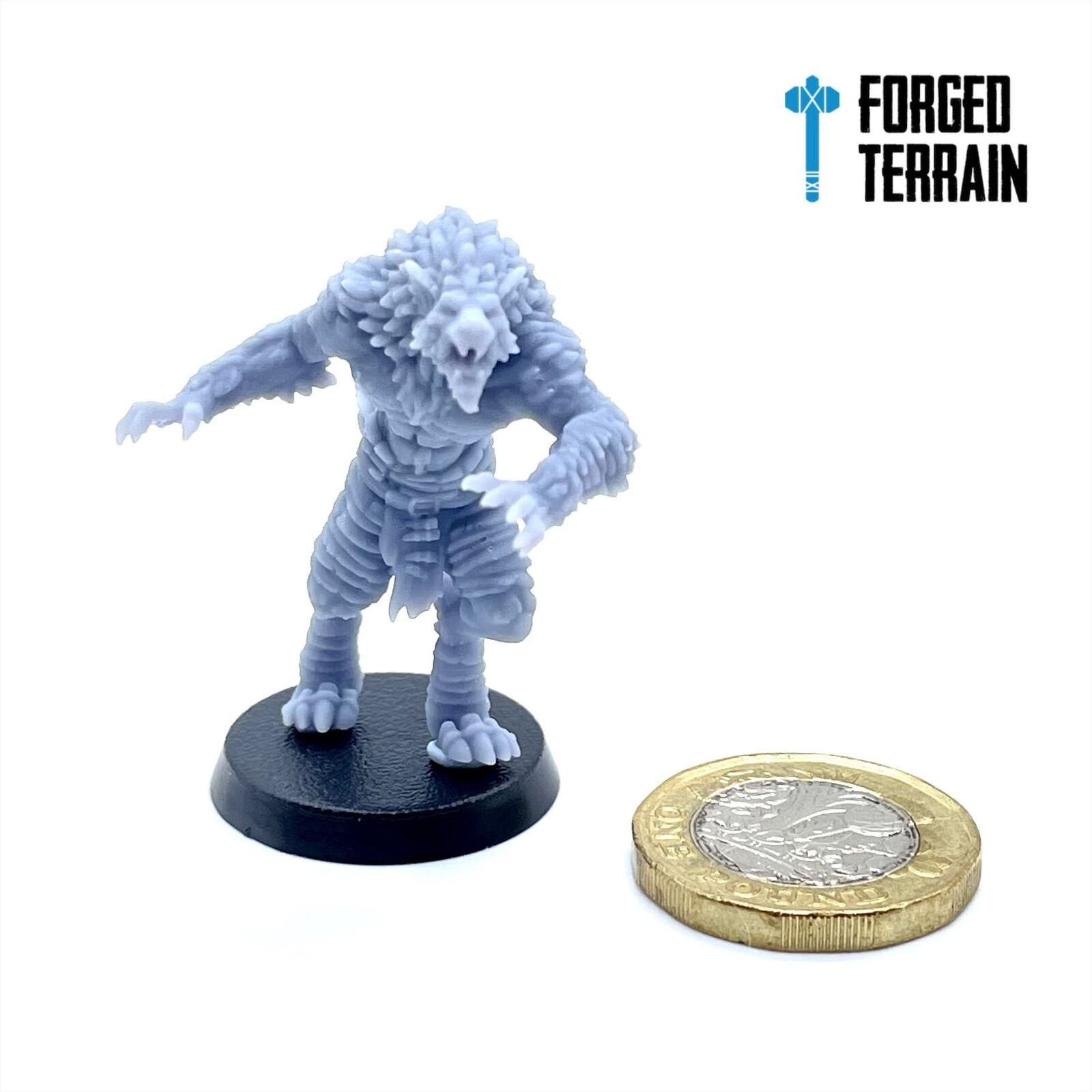 Werewolf 28mm Scale Dungeons and Dragons Miniatures for - Etsy