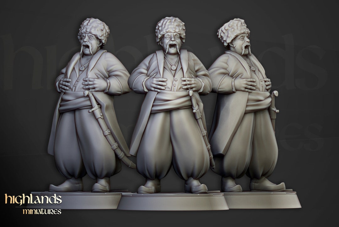 Cossack Leader | Feudal Army | Tabletop Dnd Fantasy RPG Wargaming ...