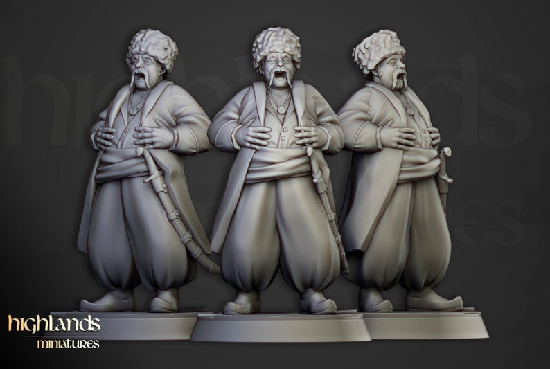 Cossack Leader | Feudal Army | Tabletop Dnd Fantasy RPG Wargaming ...
