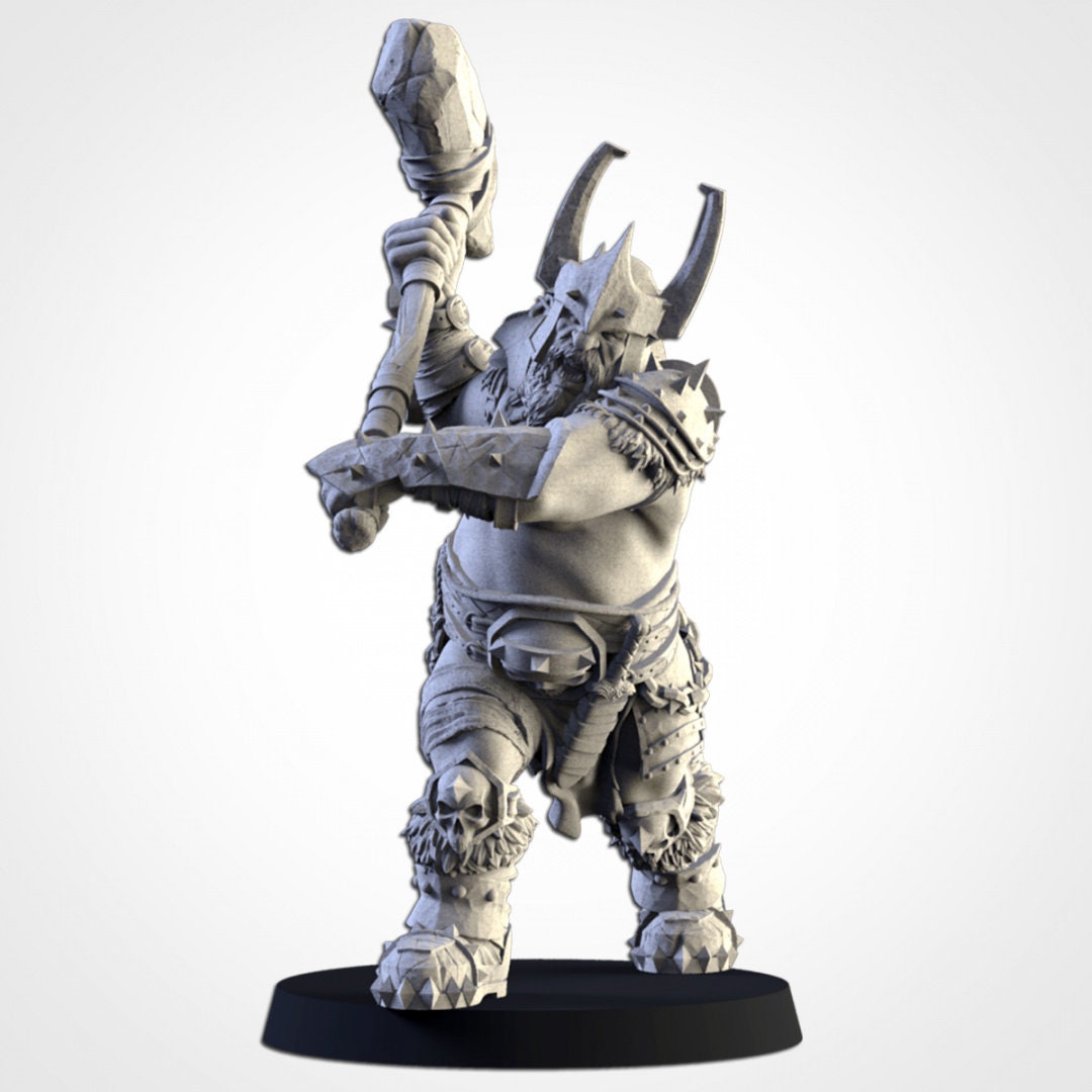 Thug Ogres Orc Ogre Khans Heavy Weapon Ogres 30mm Scale - Etsy