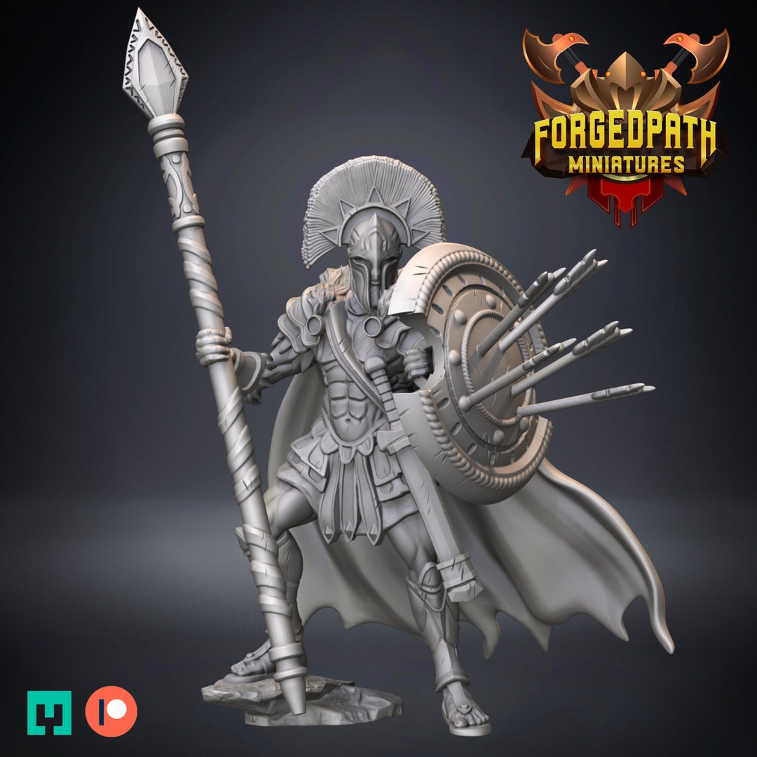 Ares Greek General |greek Spartan Warriors | D&D Sparta Greek | RPG ...
