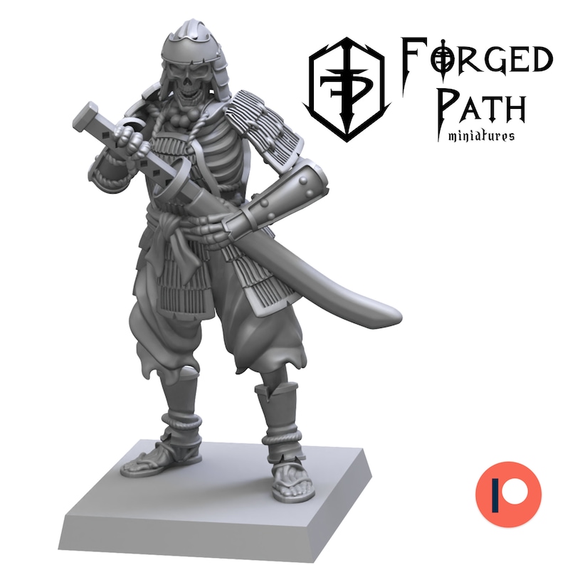 Samurai Skeleton Infantry Unit Samurai Miniature Wargaming - Etsy