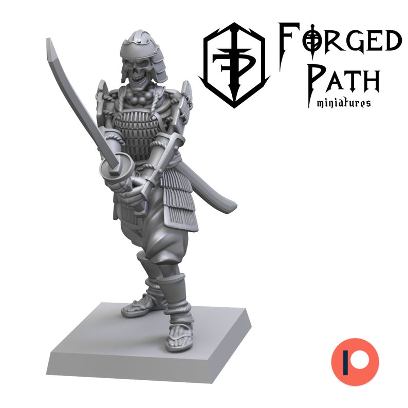 Samurai Skeleton Infantry Unit Samurai Miniature Wargaming - Etsy