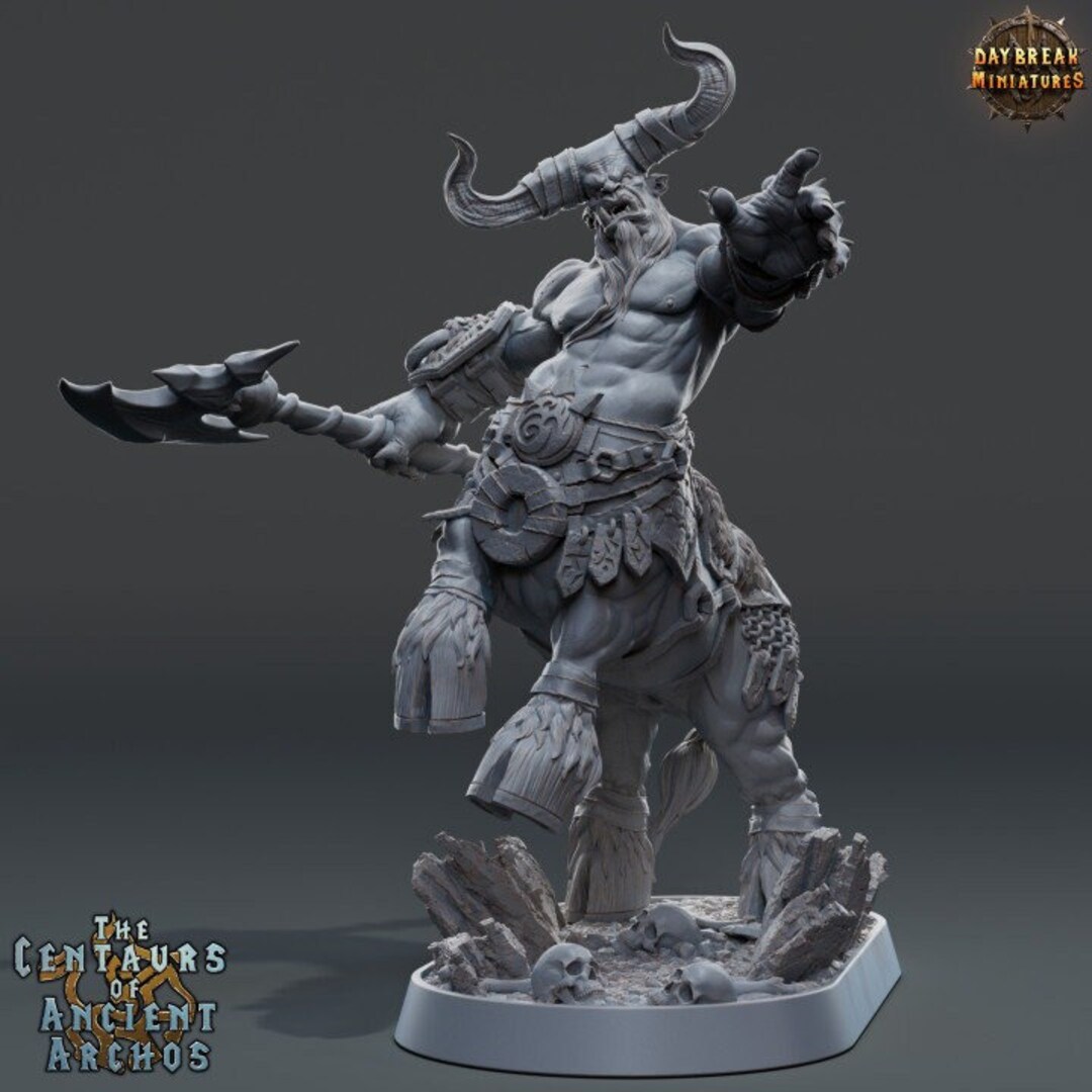 Daybreak Miniatures the Centaurs of Ancient Archos Aran Gutrunner 32mm ...