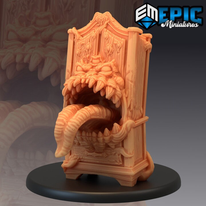 Mimic 28mm Scale Dungeons and Dragons Miniatures for - Etsy