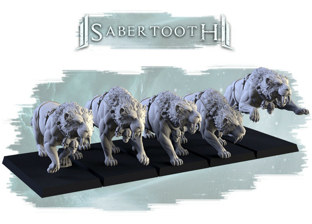 Sabertooth Cats | Northern Ogres | Monstrous Infantry | Txarli Factory ...
