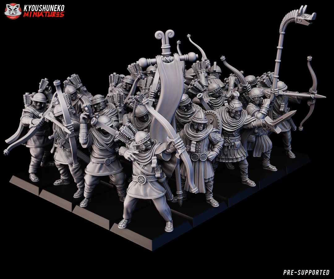Gaelic Wood Elf Forest Guards X15 | Celtic Archer Bowmen Elf | Tabletop ...