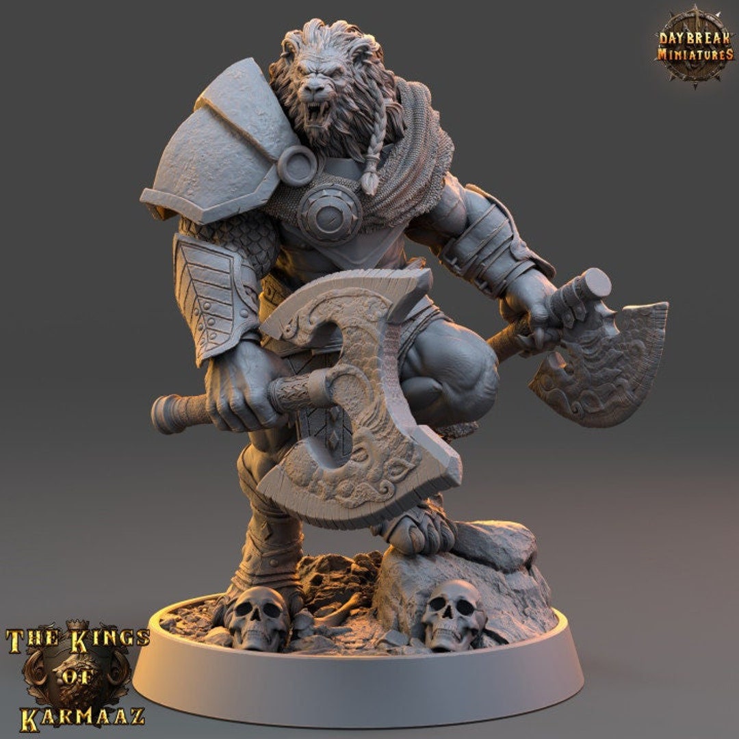 Daybreak Miniatures King Heartrender | 32mm Scale Miniatures | Kings of ...