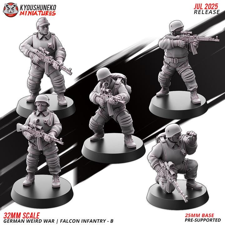 Falcon Infantry Soldiers | WW2 Historical Wargaming Miniatures ...