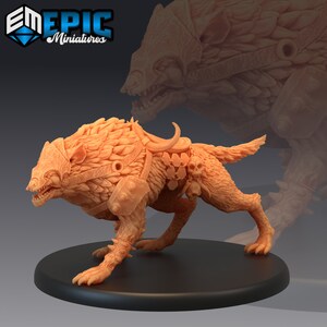 Warg | 28mm Scale Dungeons and Dragons Miniatures for Tabletop Gaming ...